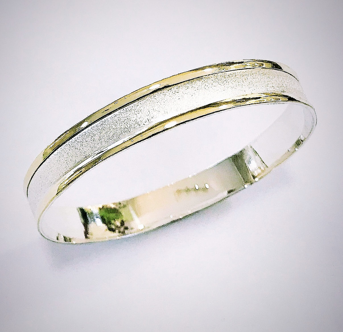 Pulsera Esclava Plata y Oro – Sottovoce Joyas